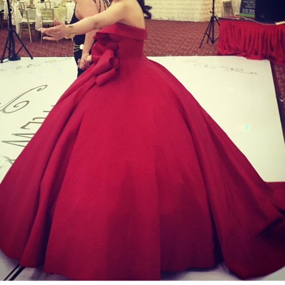Couture Gypsy | Dresses | Red Ballgown | Poshmark